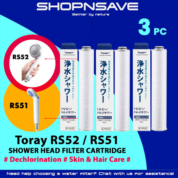 TORAY RSC51 Shower Filter Replacement Cartridge — SHOPNSAVE - Supply ...