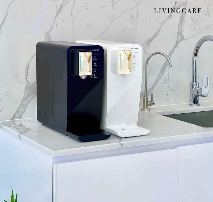 Livingcare Jewel Hot& Ambient Tankless Water Dispenser (Elegant White ...