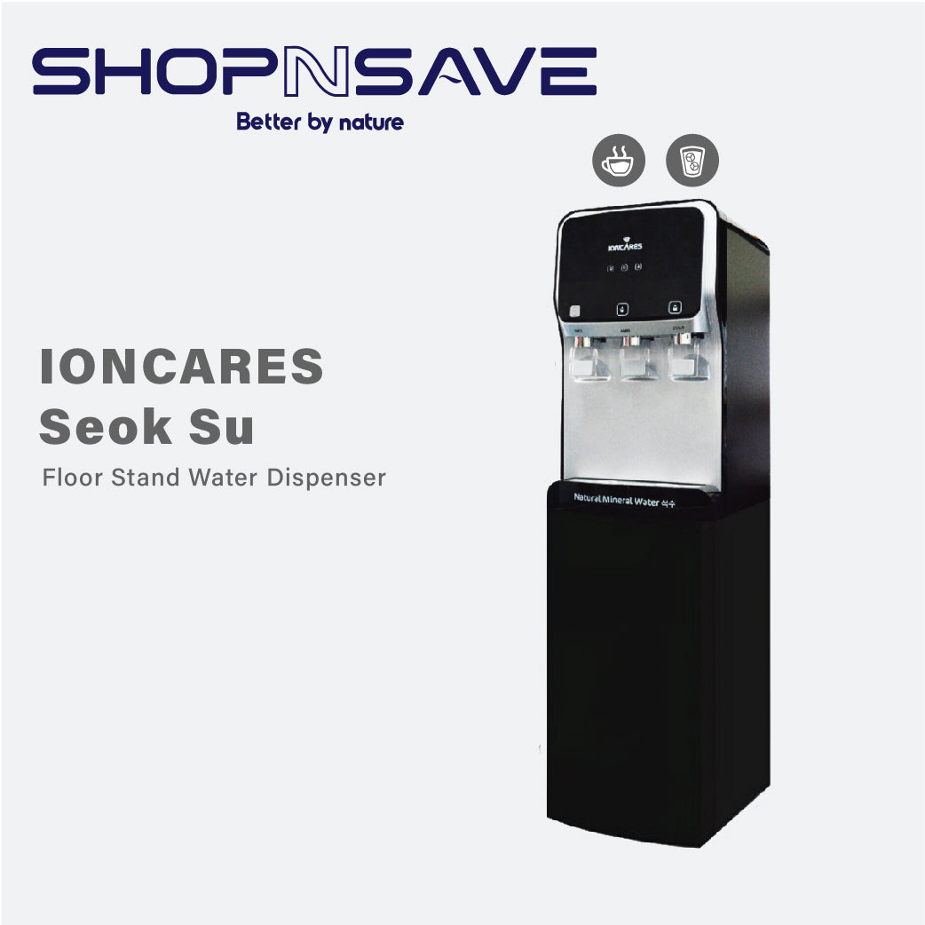 Ioncares Seok Su Floor Stand Water Dispenser (Hot, Cold, Ambient, 4 St ...