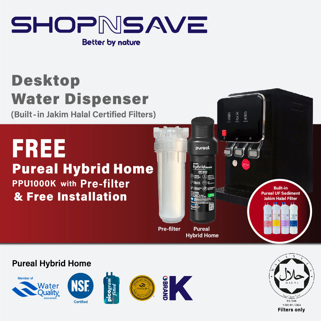 SHOPNSAVE (Promotion FREE Pureal Hybrid Home PPF-1000 with installatio ...