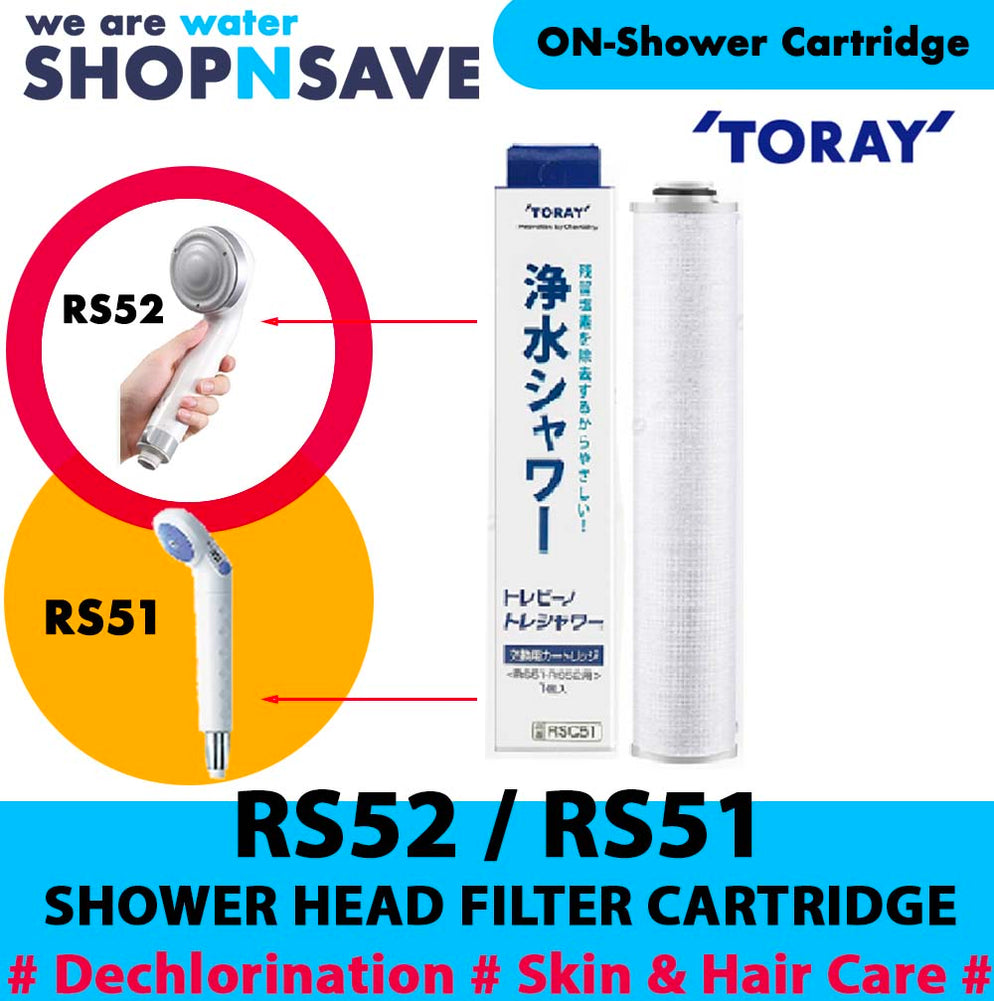 TORAY RSC51 Shower Filter Replacement Cartridge — SHOPNSAVE - Supply ...